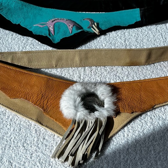 Vintage | Accessories | Vintage Art Belts 988 D Orndorff Leather ...